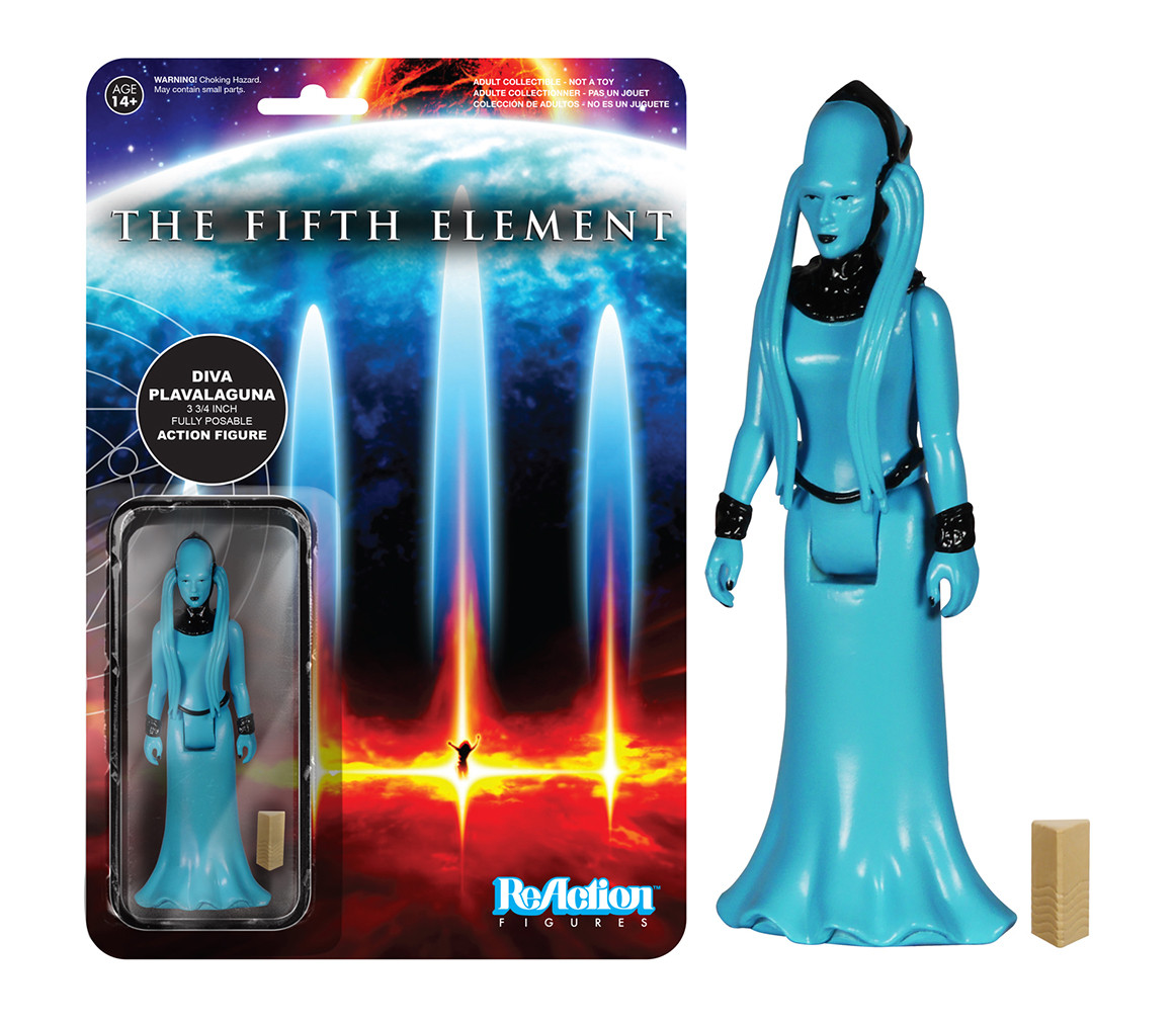 Fifth Element ReAction 3 3/4'' Retro Action Figure - Diva Plavalaguna ...